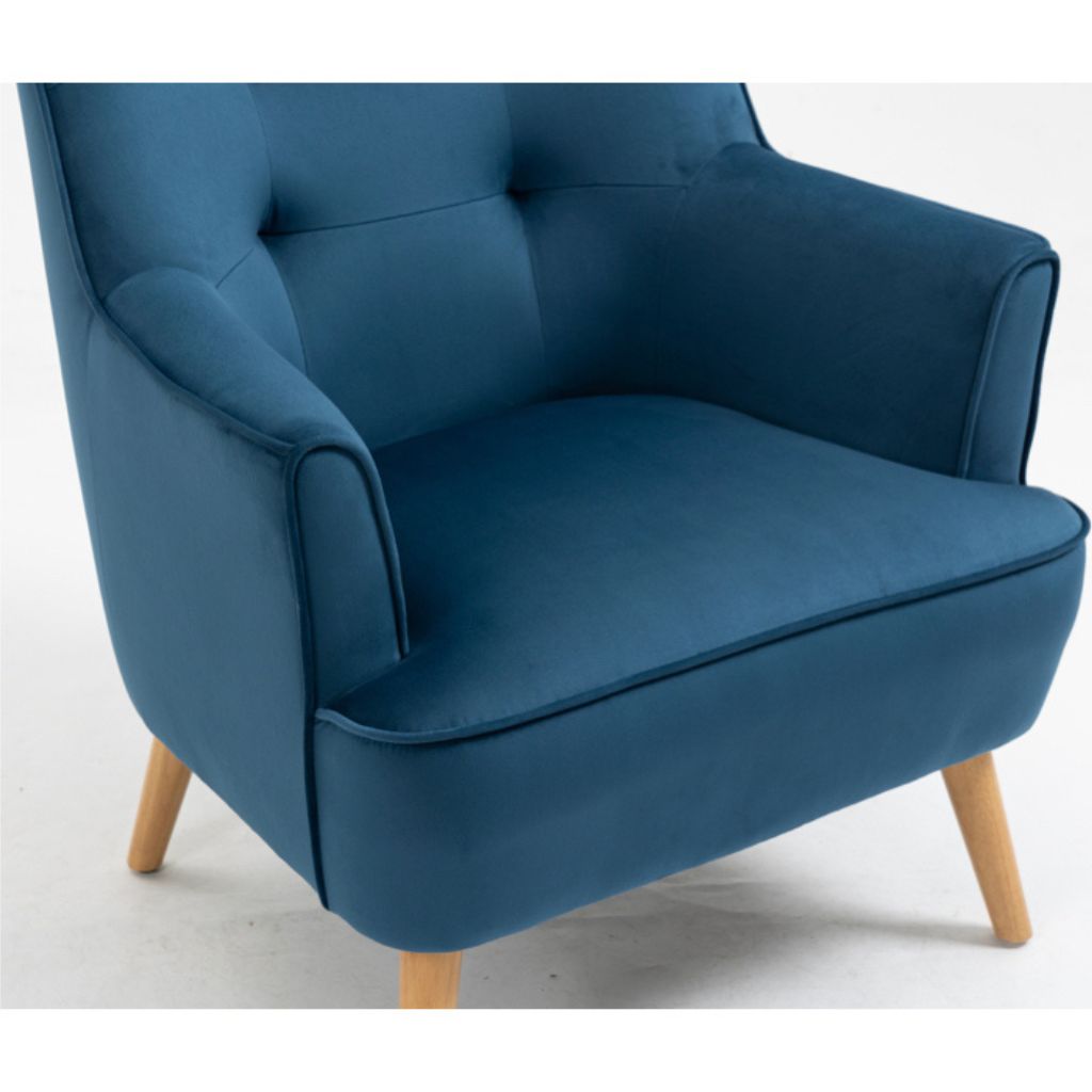 Tara Navy Accent Chair by Annaghmore